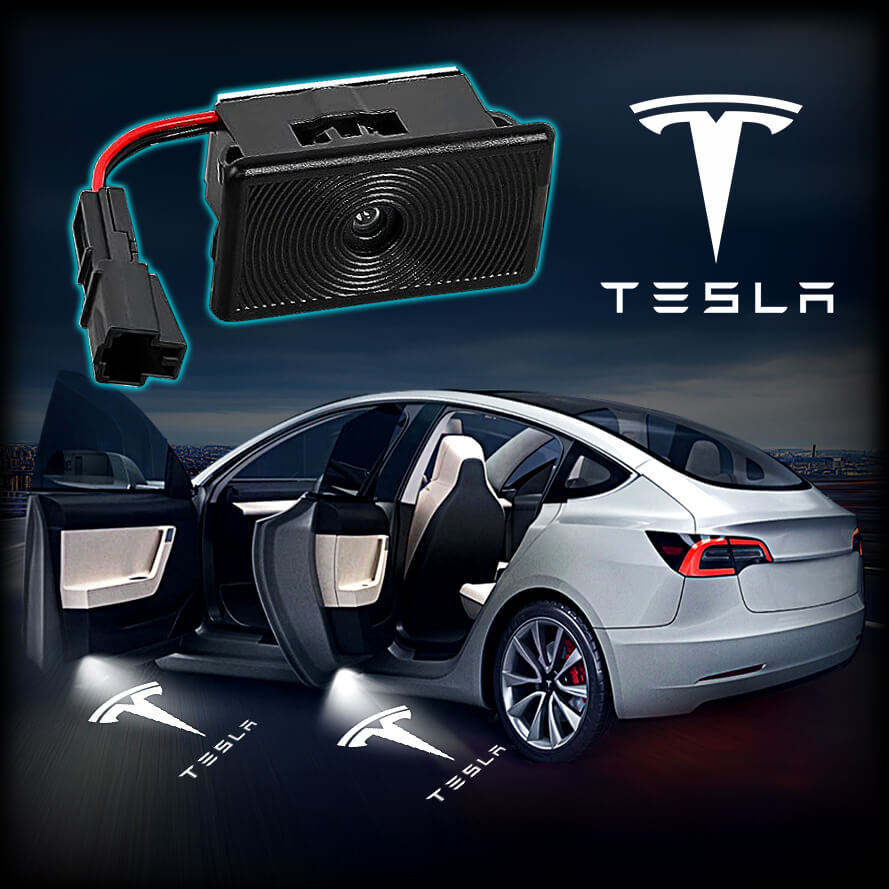 SilverHolder® Super Bright Tesla Door Projector Lights – For Model 3/Y ...