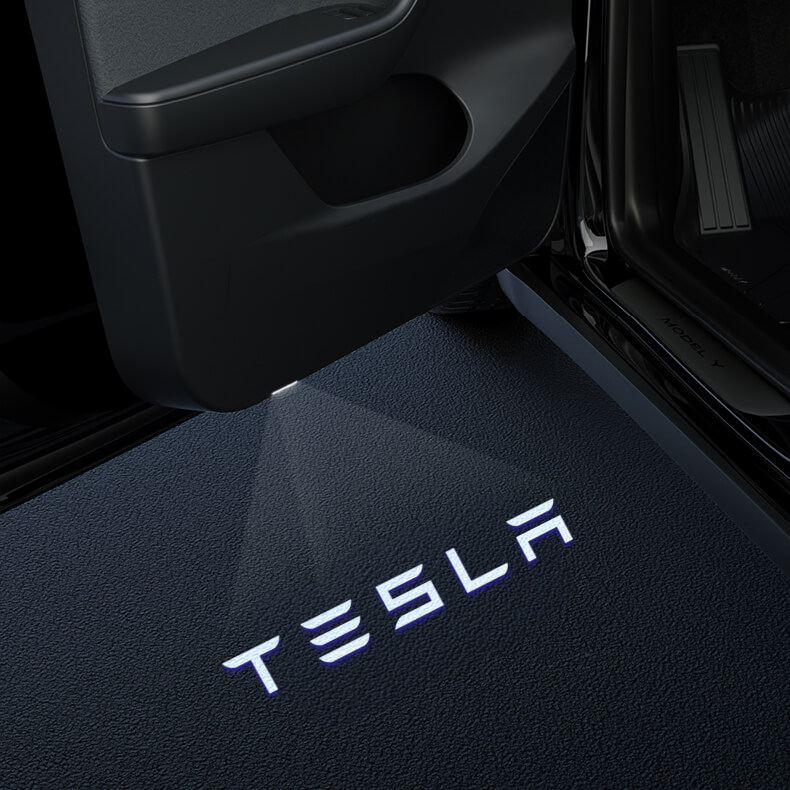 SilverHolder® Super Bright Tesla Door Projector Lights – For Model 3/Y ...