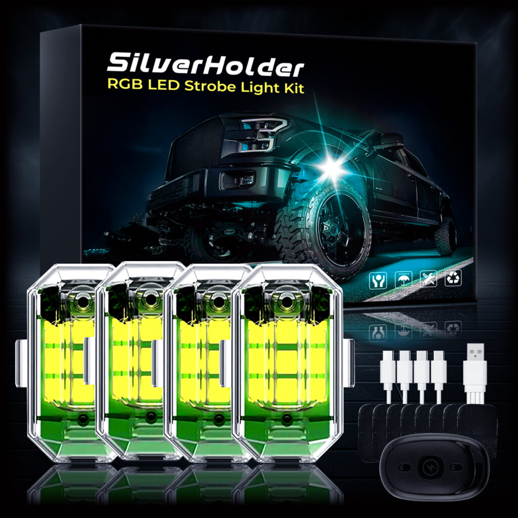 Silverholder® RGB LED Strobe Light Kit – SilverHolder